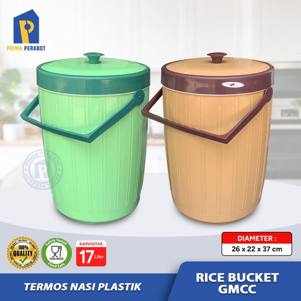 Jual Rice Ice Bucket 17 Liter Termos Nasi Cooler Es Batu Tahan Panas dan Dingin Food Safe ...