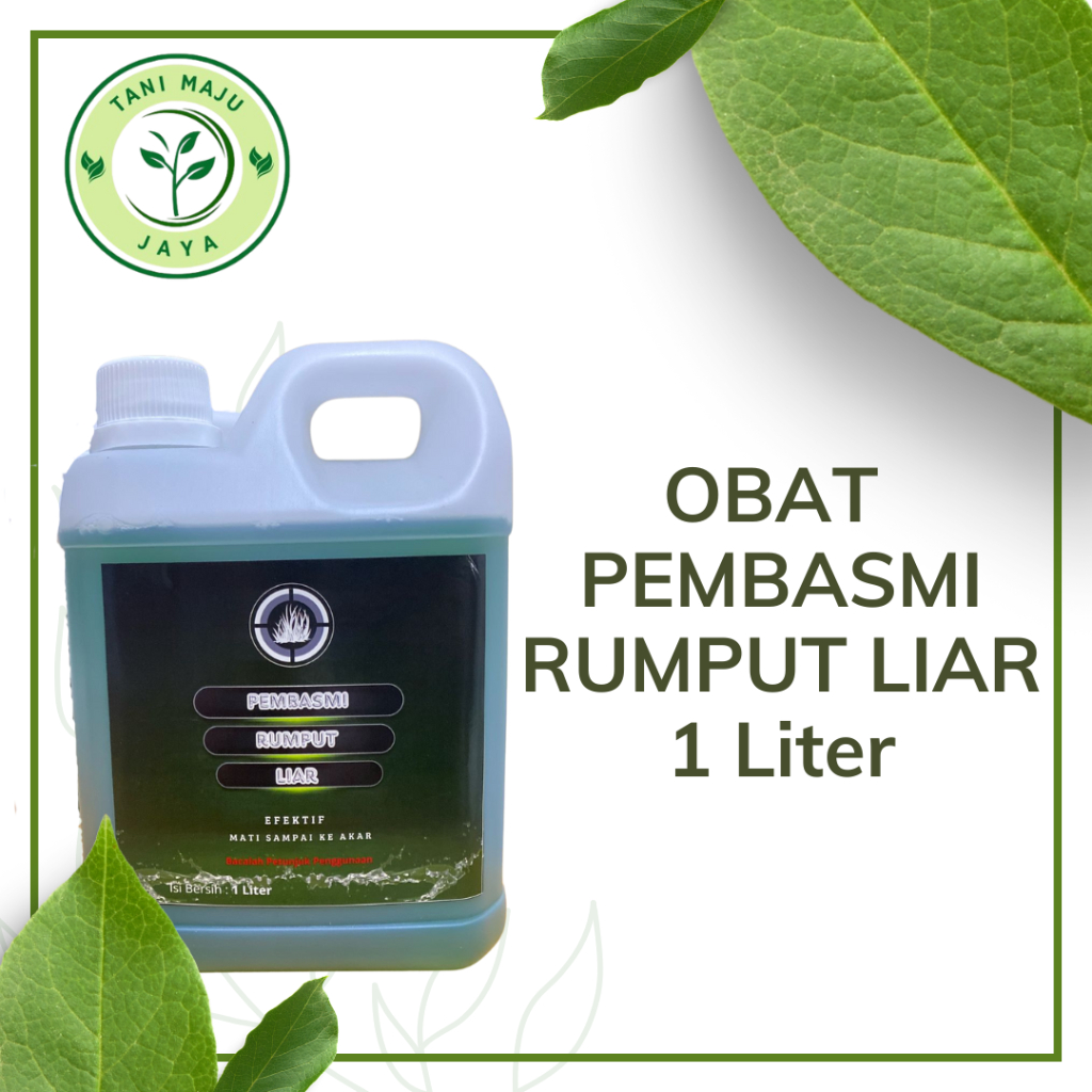 Jual Obat Ampuh Pembasmi Rumput Liar Sampai Akar Kemasan 1 Liter ...