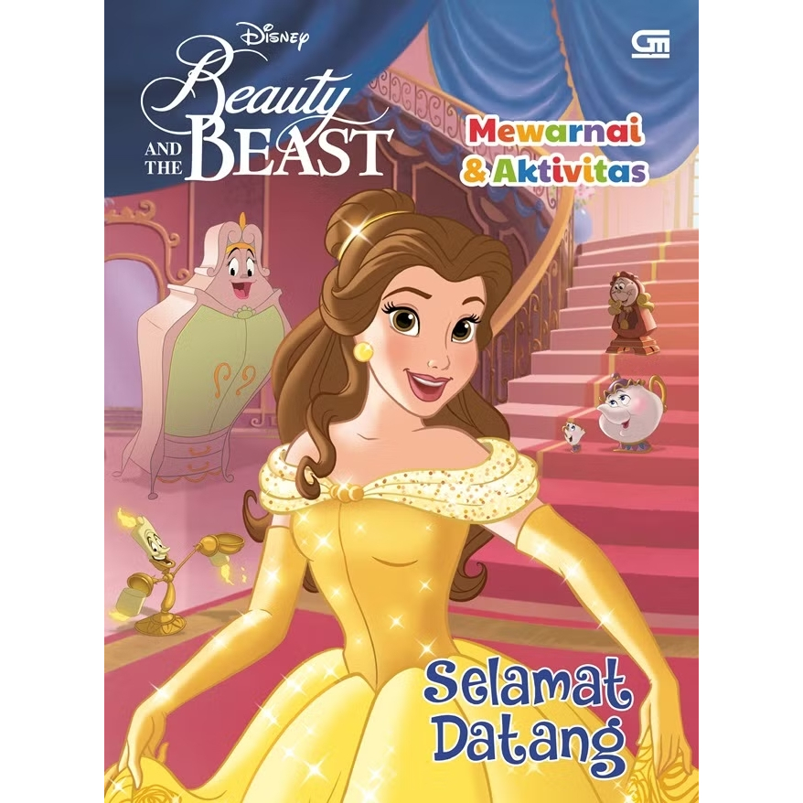 Jual Buku Mewarnai dan Aktivitas Disney Princess Beauty And The Beast / Belle | Shopee Indonesia