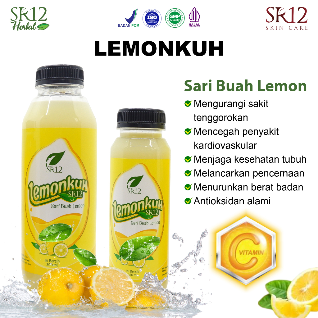 Jual Lemonkuh SR12 Herbal Sari Buah Lemon Asli Minuman Herbal Daya ...