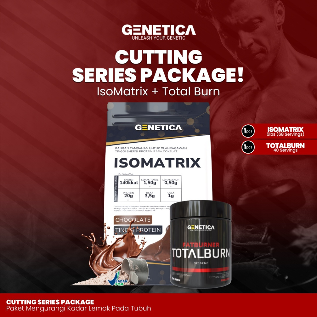 Jual Paket Cutting Genetica Isomatrix 5 Lbs + Genetica Total Burn 40 ...