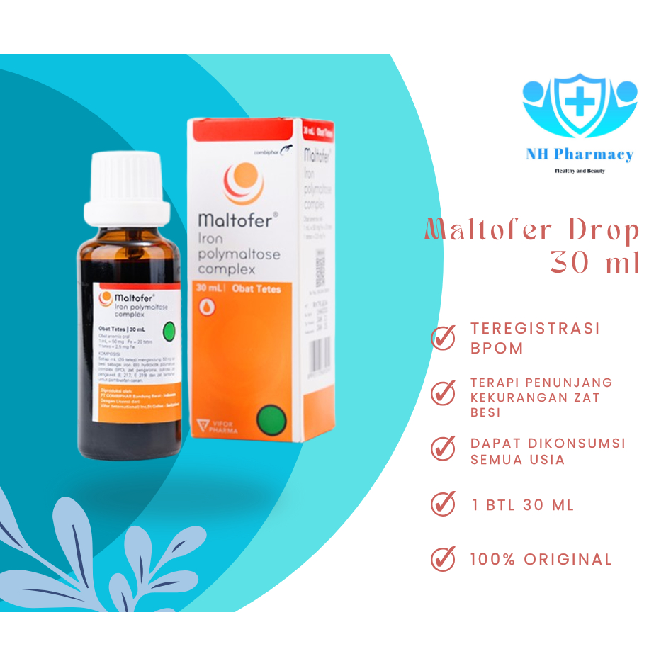 Jual Maltofer Drop (30 ml) - Terapi penunjang kekurangan zat besi ...