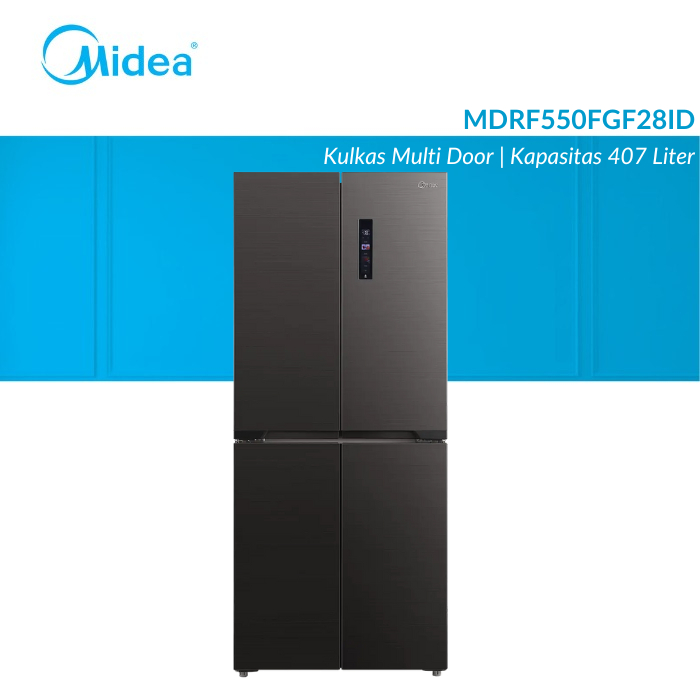Jual Kulkas Midea Multidor ( 4 pintu ) Inverter MDRF550FGF28ID | Shopee ...
