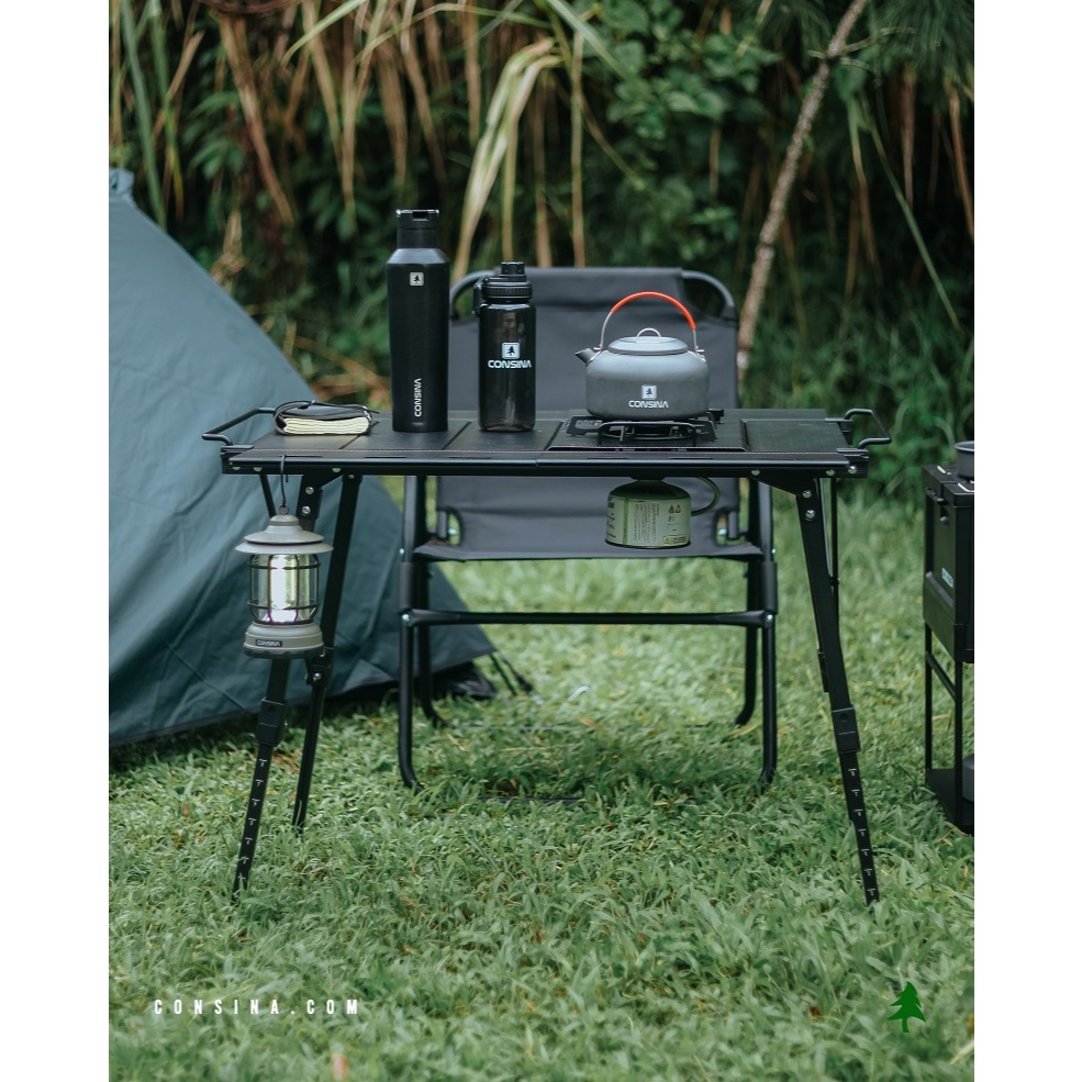 Jual Consina Korean Camping BBQ Meja Lipat Alumunium | Outdoor ...
