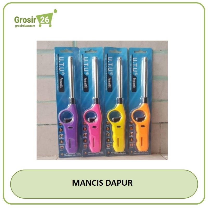 Jual (1 pcs) mancis tembak pistol panjang utu / korek api pemantik ...