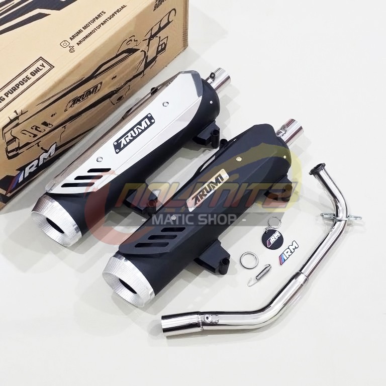 Jual Knalpot Standar Racing ARM Arumi Street Series Full Package Honda ...