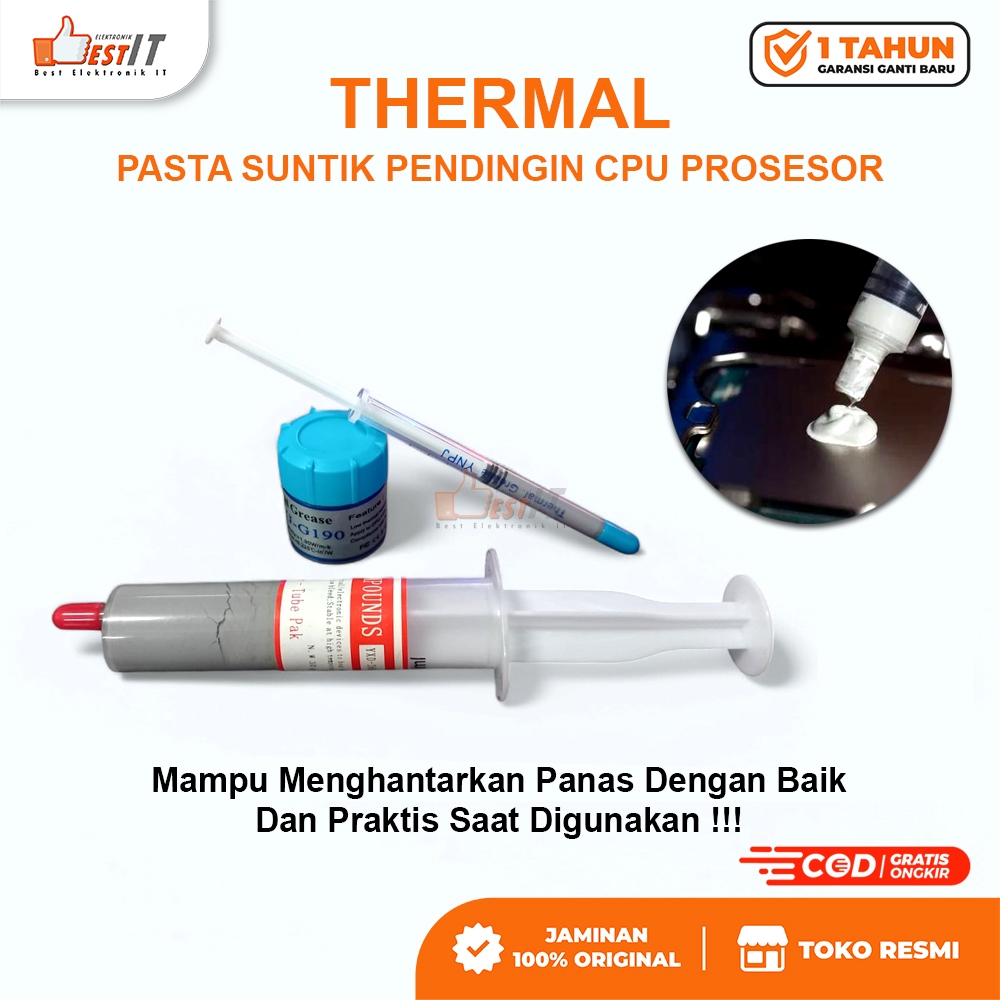 Jual Pasta Suntik Pendingin CPU Processor Thermal Paste Processor ...