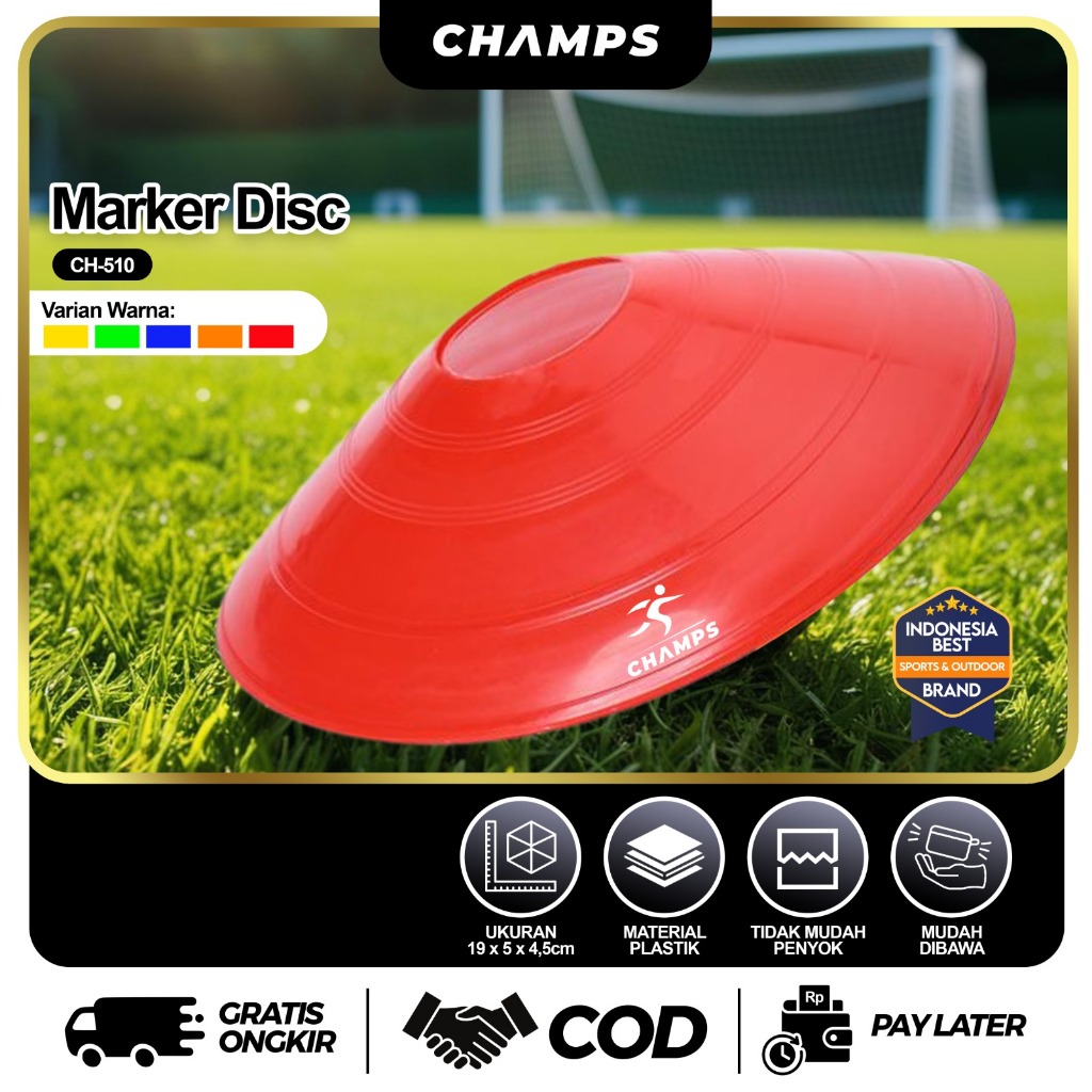 Jual Cone Mangkuk bola kaki futsal training Latihan Kun Mangkok Marker ...