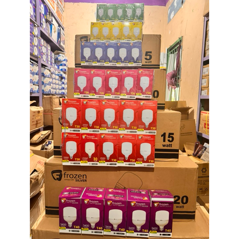 Jual FROZEN Lampu LED 5W 10W 15W 20W 30W 40W | LED Kapsul TBULB Serie ...