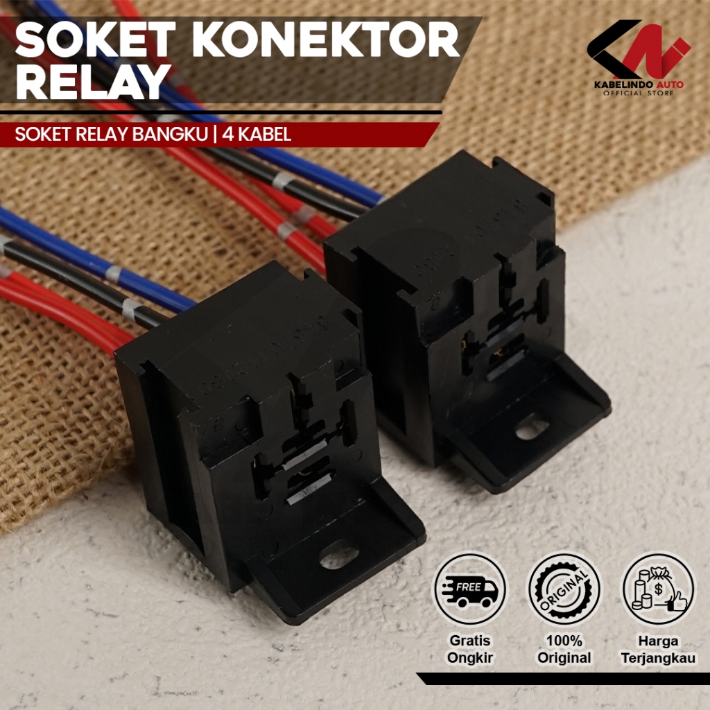 Jual Socket Cable Relay Gandeng / Soket Relay Bangku / Rumah Relay ...