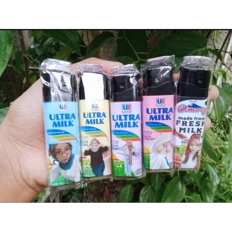 Jual KOREK API CUSTOM ULTRA MILK VARIAN WARNA STIKER LOGO POTO DAN NAMA ...