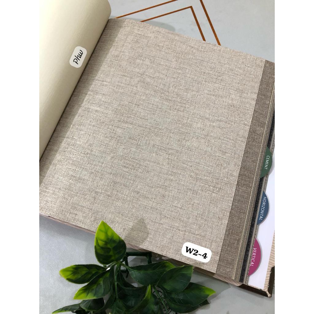 Jual Wallpaper Dinding Plos Kantor Serat Kayu Abu Coklat Modern Flo W2 ...