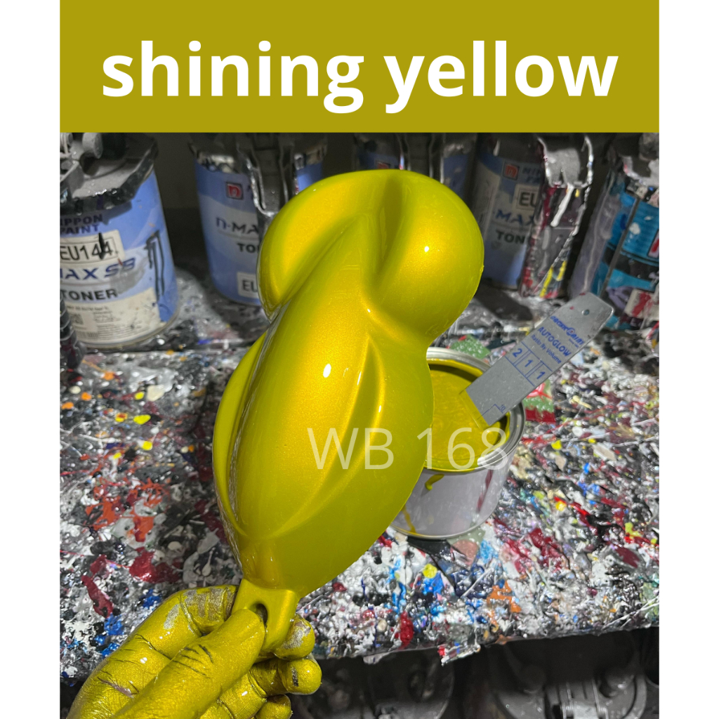Jual Cat shining yellow/cat kuning metalik bahan PU 250ml | Shopee ...
