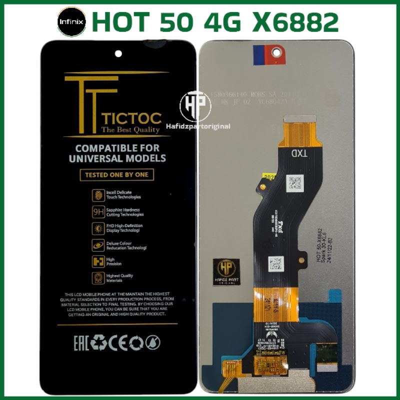 Jual Lcd Touchscreen Infinix Hot 50 4G X6882 FULLSET | Shopee Indonesia