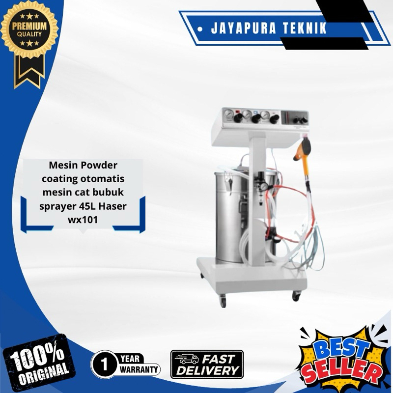 Jual Mesin Powder coating otomatis mesin cat bubuk sprayer 45L Haser ...