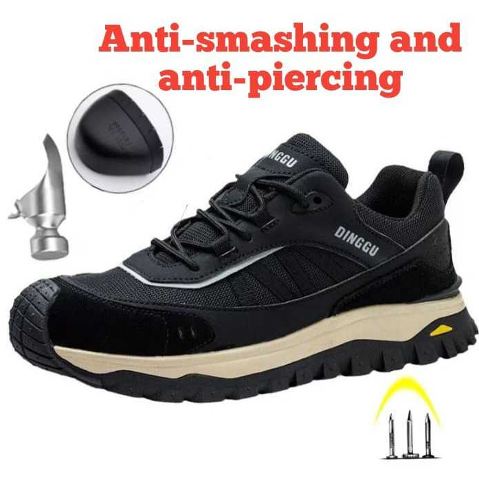 Jual SAFETY SHOES SEPATU KESELAMATAN KERJA N09 WARNA HITAM DAN COKLAT ...