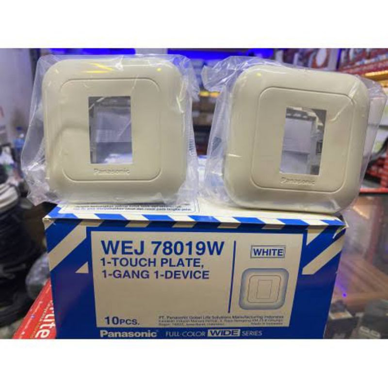 Jual FRAME PLAT PANASONIC 1LUBANG WEJ78019 WIDE SERIES | Shopee Indonesia