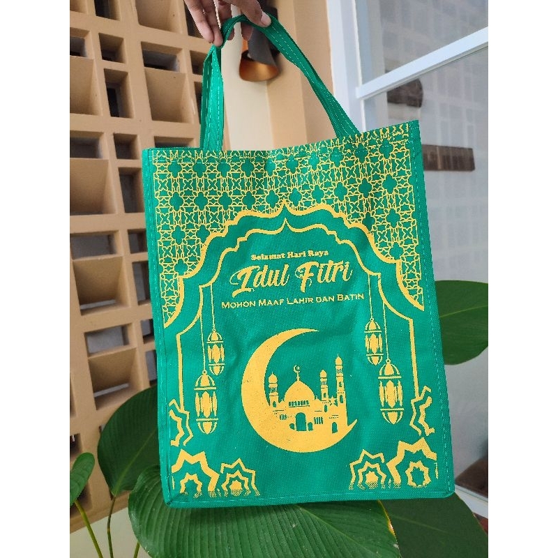 Jual ( ISI 12 ) TAS PARCEL JAHIT / TAS IDUL FITRI / GOODIE BAG TERMURAH ...
