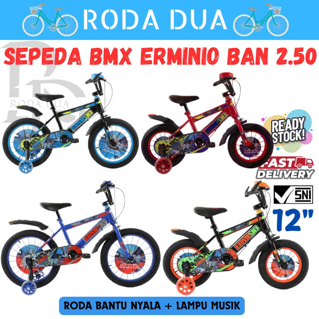 Jual SEPEDA BMX ANAK LAKI LAKI - TIPE ERMINIO BAN 2.50 2509 - VELG ...