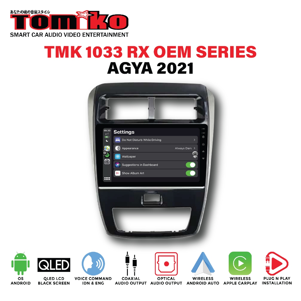 Jual Tomiko - headunit android tmk 1033 rx oem for Agya 2021 | Shopee Indonesia