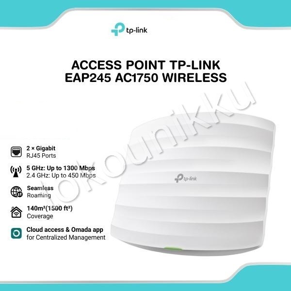Jual Access Point TP-Link EAP245 AC1750 Wireless MU-MIMO Gigabit ...