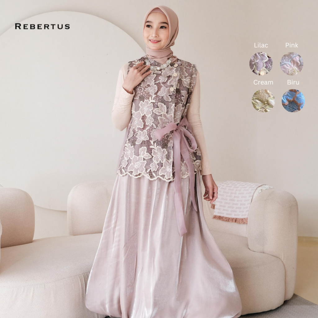 Jual One Set Brukat Raya Rebertus Salsabila | Shopee Indonesia