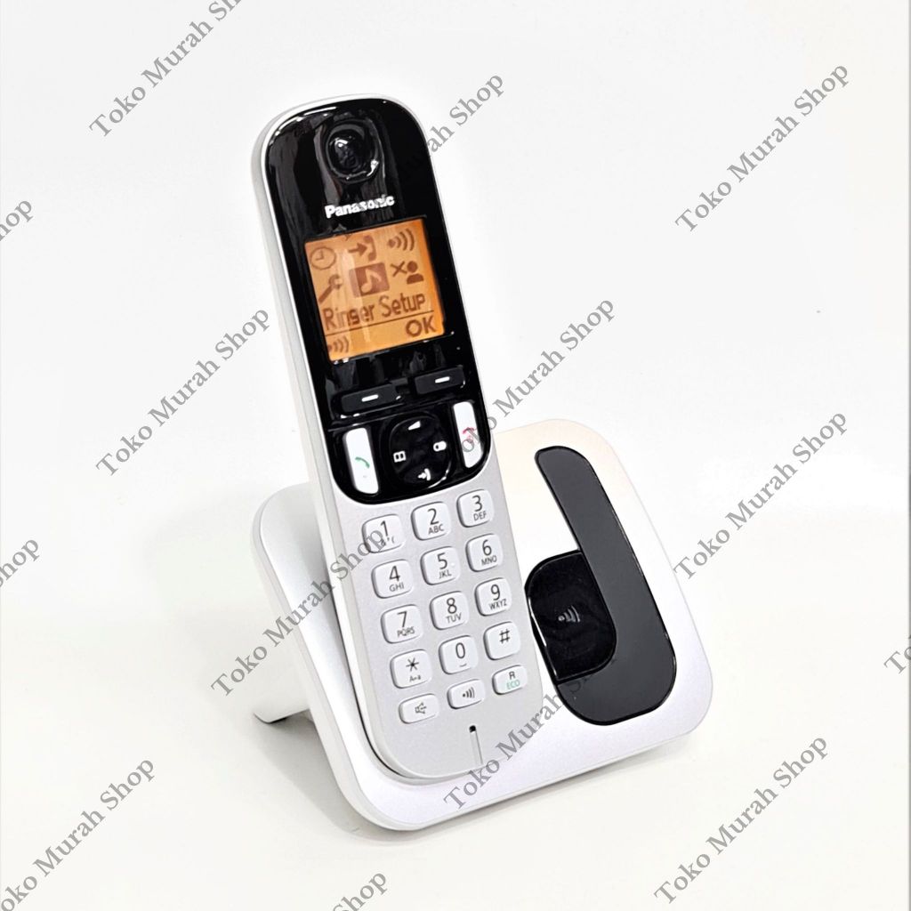 Jual Telephone Wireless Panasonic KX-TGC210 Silver | Shopee Indonesia