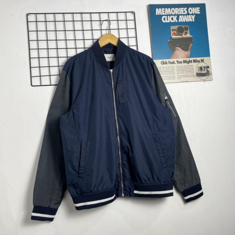 Jual JAKET POLHAM VARSITY BOMBER SECOND ORIGIN | Shopee Indonesia