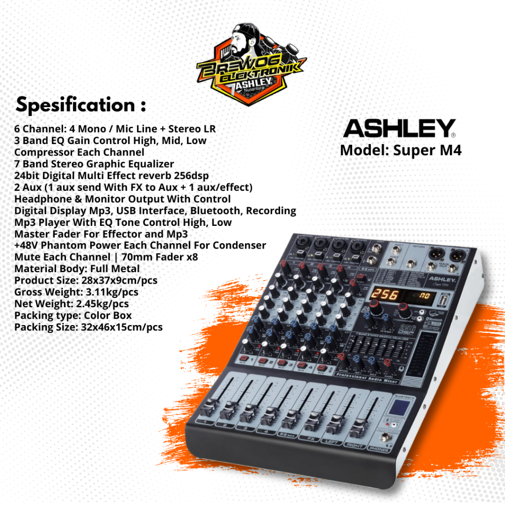 Jual MIXER SUPER M4 COMPRESSOR ASHLEY | Shopee Indonesia