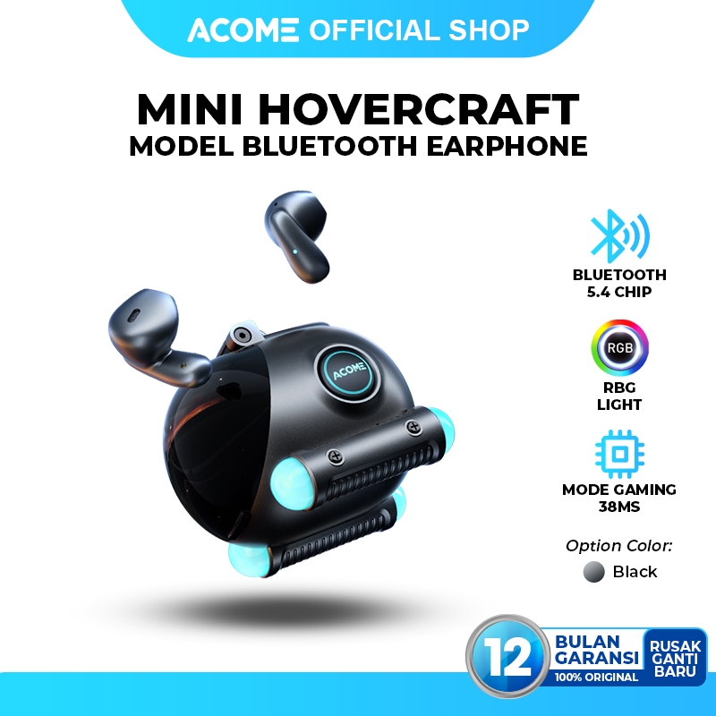 Jual ACOME Inpods AT08 Earphone Earbuds Headset TWS Gaming Bluetooth 5. ...