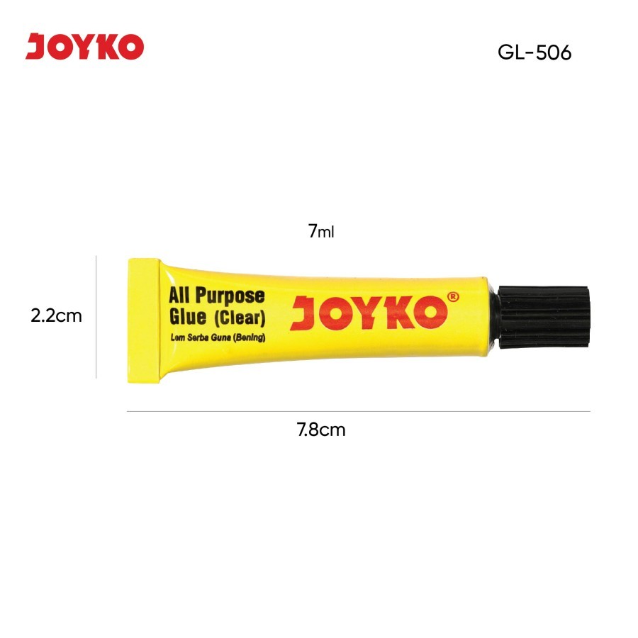 Jual TBMO Liquid Glue Lem Kertas Cair Joyko GL-506 7ml / Lem Kertas ...