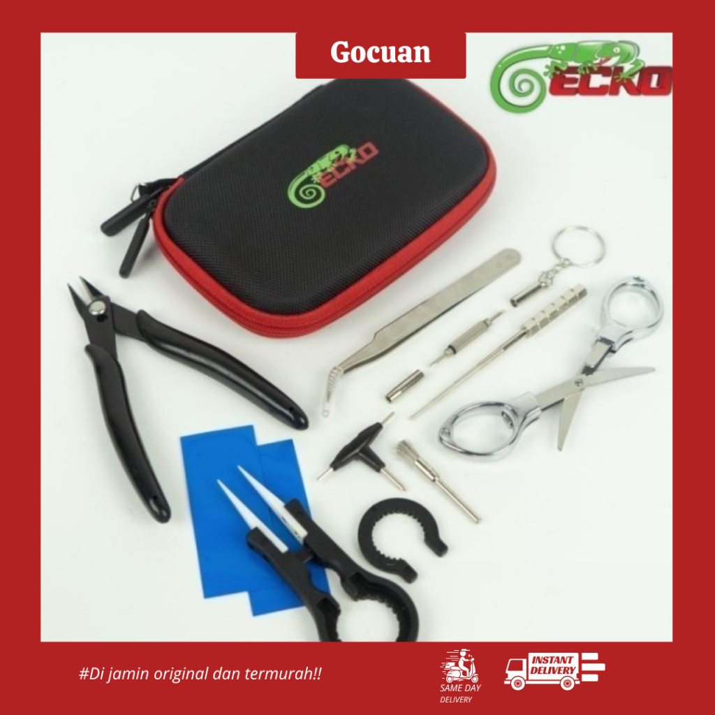 Jual TOOLKIT GECKO TOOL KIT VAPE TOOL KIT GECKO TOOLKIT AUTHENTIC ...