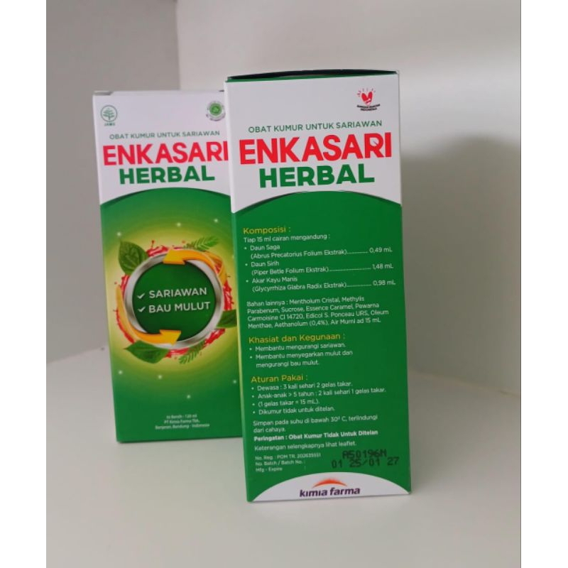 Jual ENKASARI HERBAL- OBAT SARIAWAN - ENKASARI | Shopee Indonesia