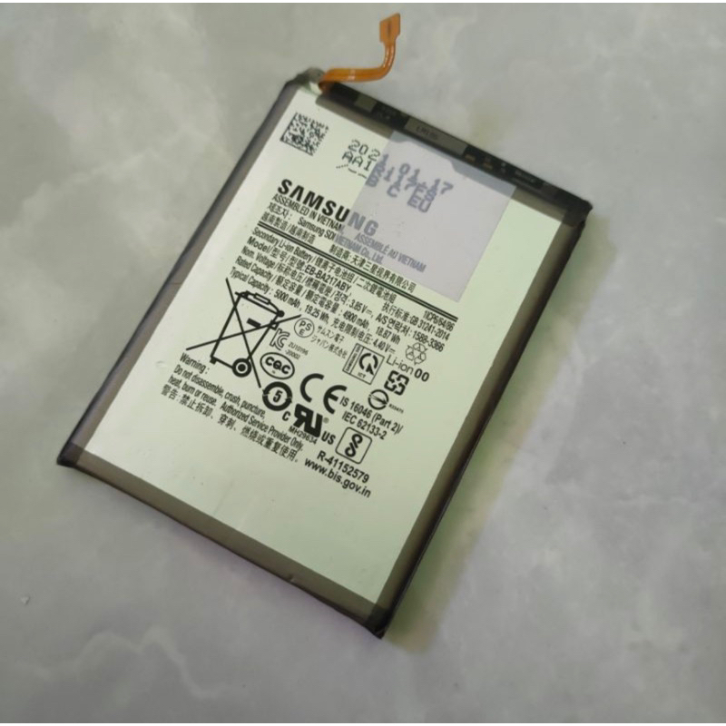 Jual batre baterai battery SAMSUNG GALAXY A12 SM A125F DS original ori copotan model eb ba217aby ...