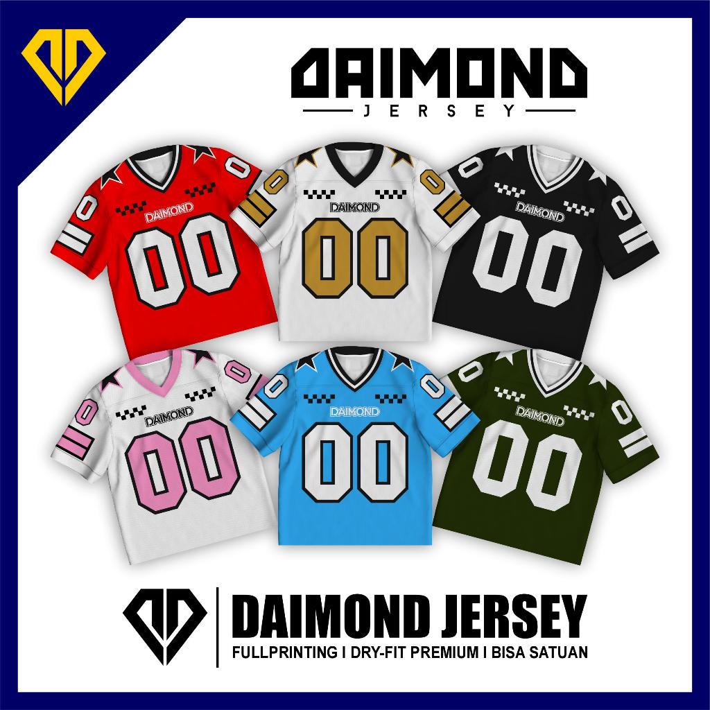 Jual DAIMOND Jersey Boxy Oversize Rugby Streetwear Oversize Baseball ...