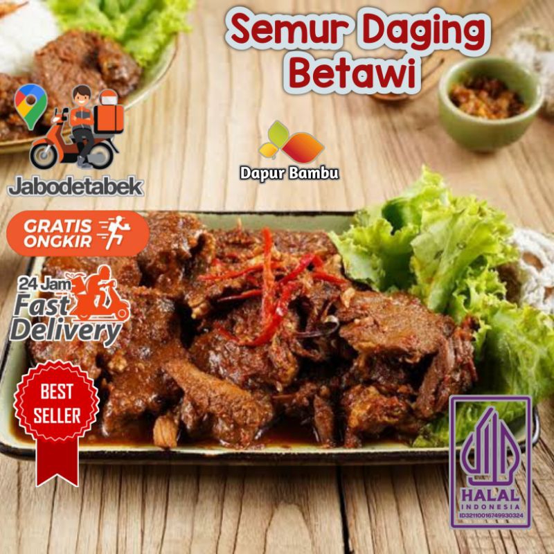 Jual Semur Daging Betawi 500 gr/ Frozen food / Semur Daging Frozen Food ...