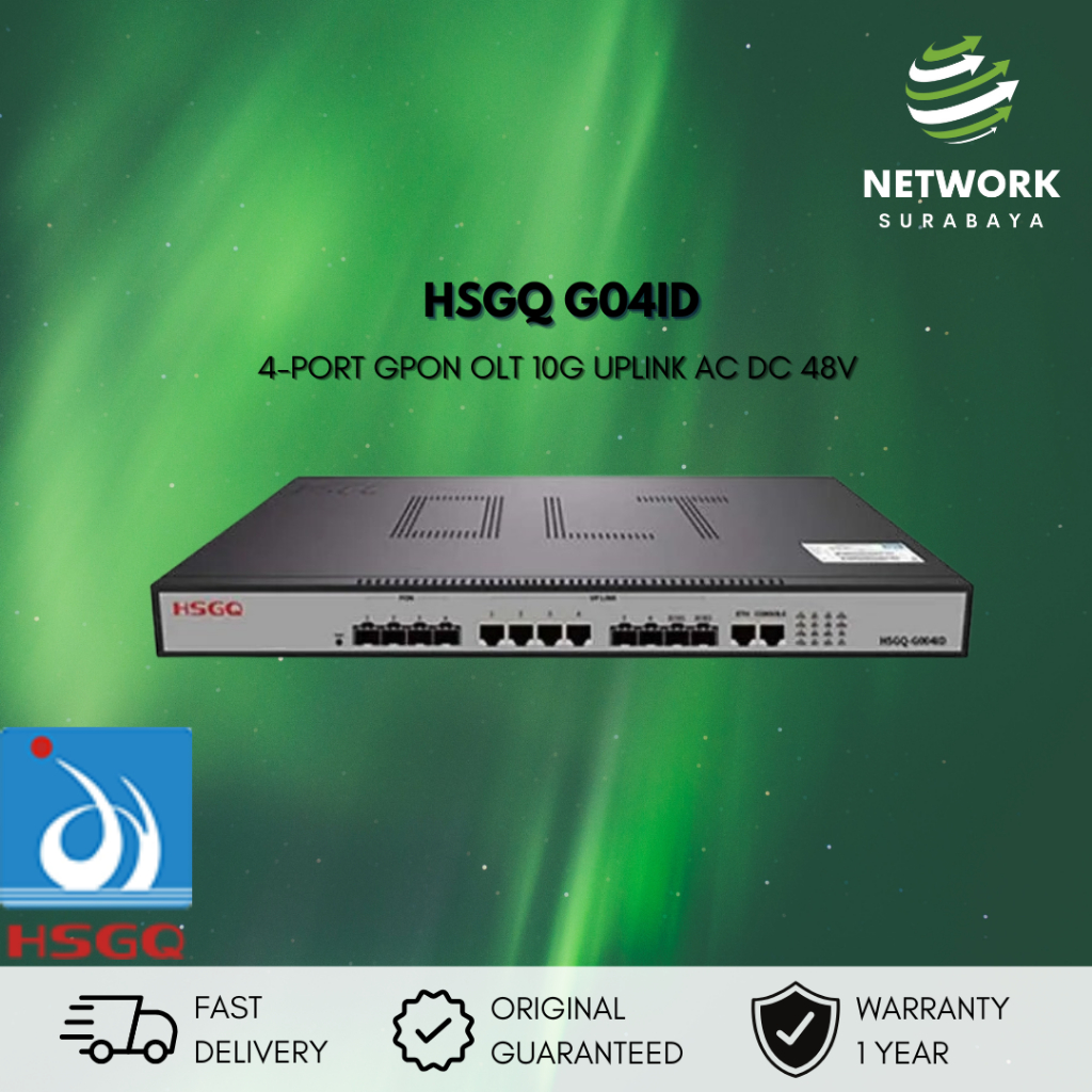 Jual HSGQ G04ID GPON OLT 4 PORT GPON OLT 10G UPLINK AC+48VDC | Shopee ...