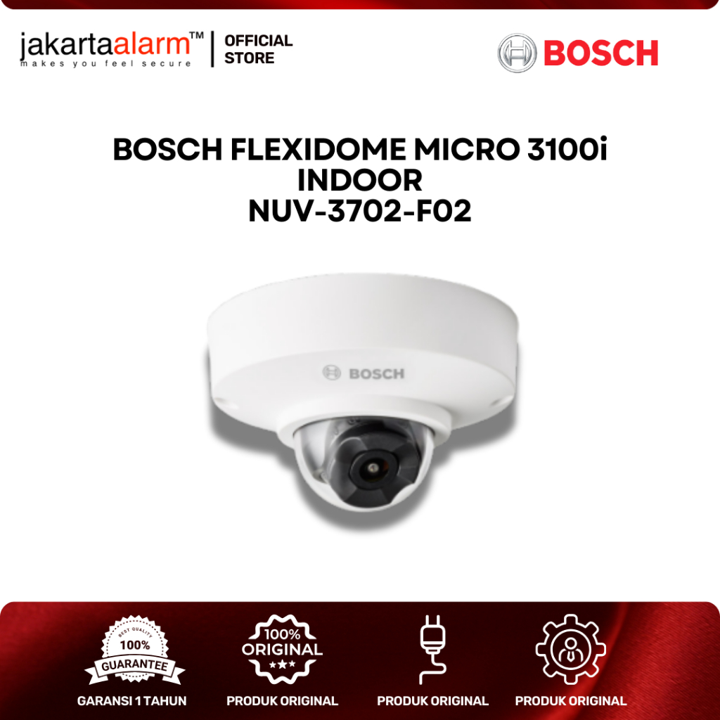 Jual BOSCH Flexidome Micro 3100i Indoor NUV-3702-F02 | Shopee Indonesia