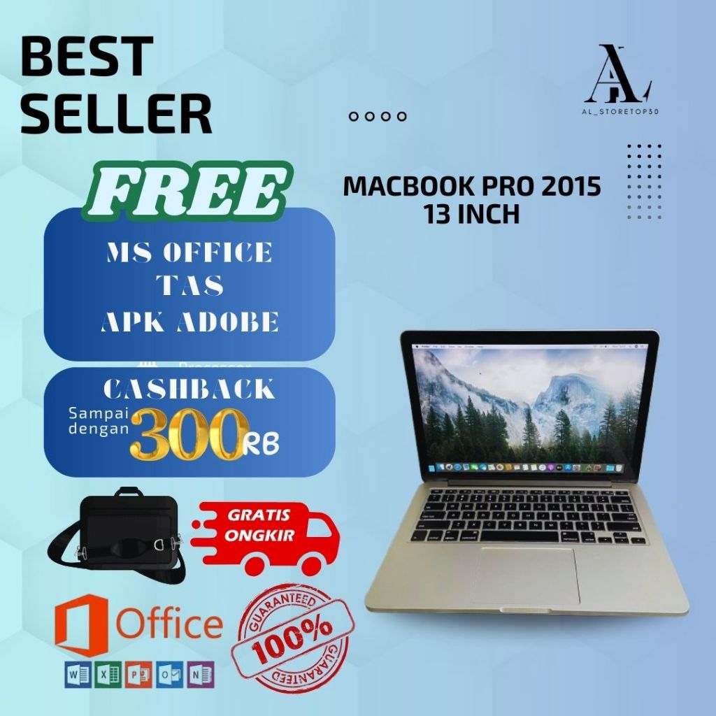 Jual Macbook pro retina 2015 13 inch Ram 8/16 SSD 128/256 GB intel core ...