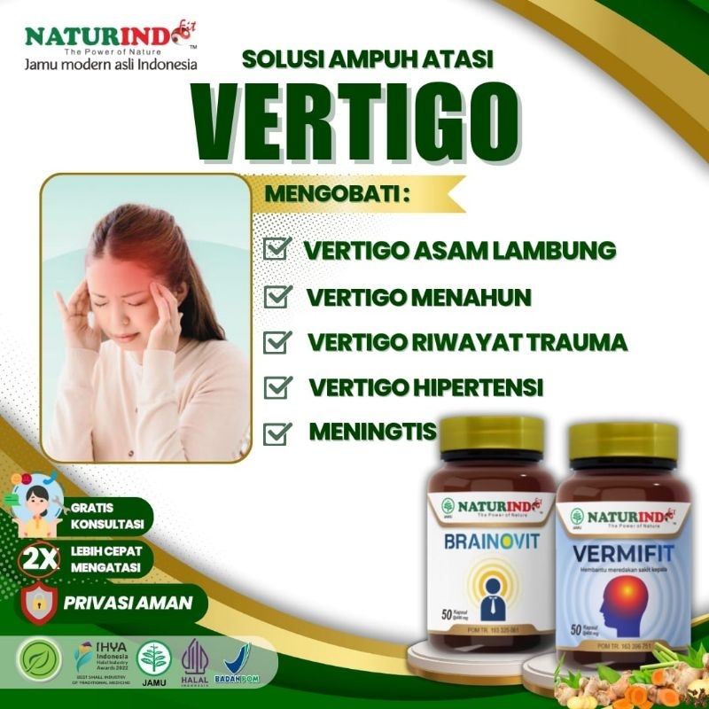 Jual Obat Vertigo Sakit Kepala Menahun Sakit Kepala Vertigo Migrain ...