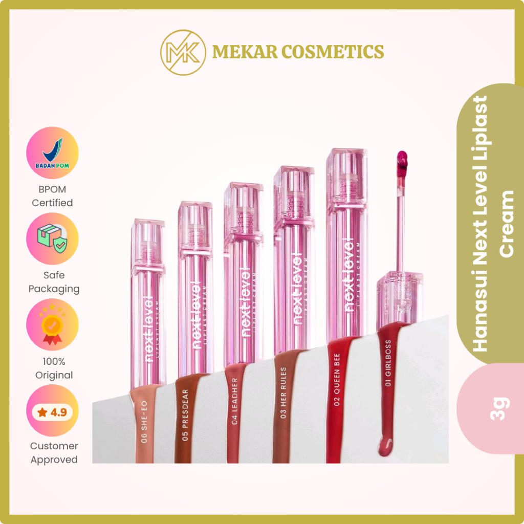 Jual Hanasui Next Level Liplast Cream / Lipstick | Shopee Indonesia