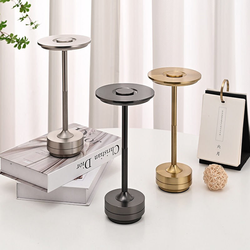 Jual Lampu Meja Modern Desain Barbell, Tanpa Kabel, Baterai ...