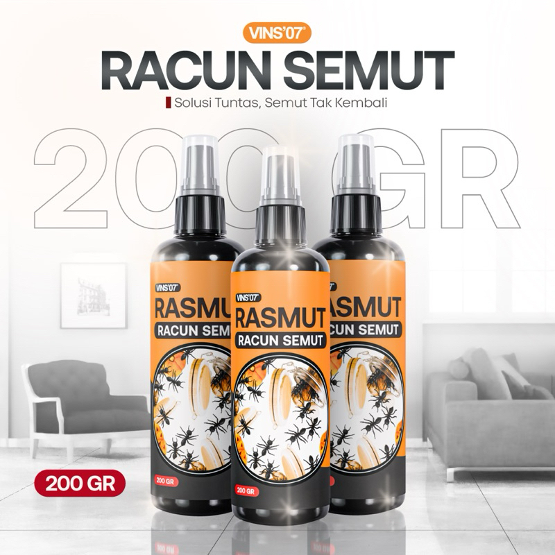 Jual RASEMUT 200 GRAM- RACUN SEMUT MEMBASMI TUNTAS KOLONI SEMUT HILANG ...