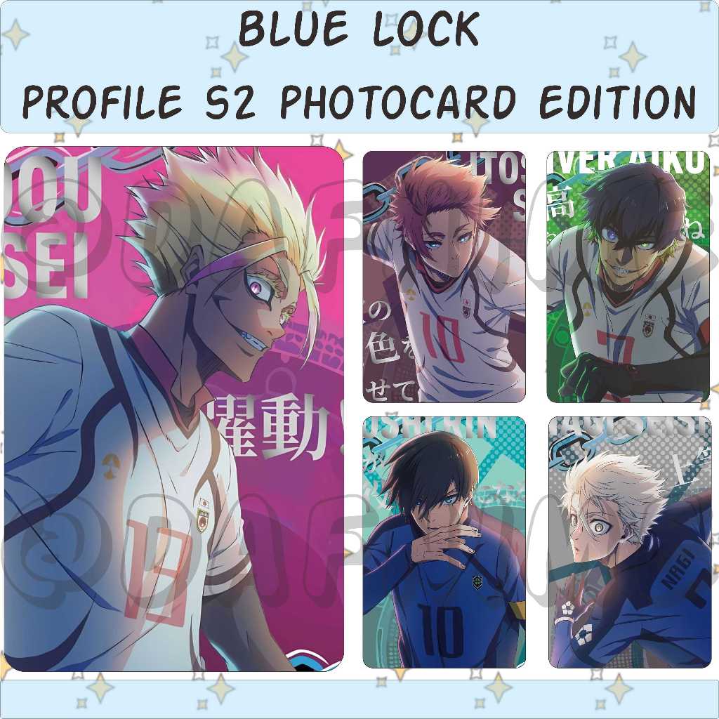 Jual BLUE LOCK PROFILE S2 EDITION PHOTOCARD ANIME | Shopee Indonesia