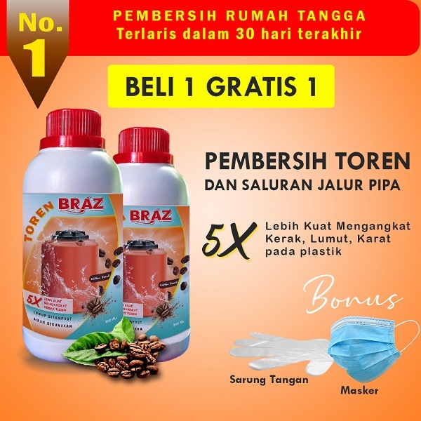 Jual Braz Toren Pembersih kerak lumut toren tandon tedmon tanpa sikat ...