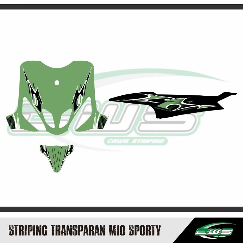 Jual Striping Transparan Yamaha Mio Custom Desain Terbaru 2025 Varky ...
