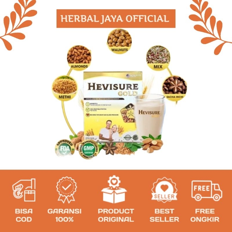 Jual Hevisure Gold PLUS MILK SUSU Obat Diabetes & Kencing Manis Insulin ...