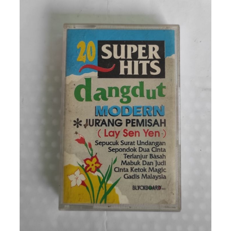 Jual kaset pita 20 super hits dangdut modern | Shopee Indonesia