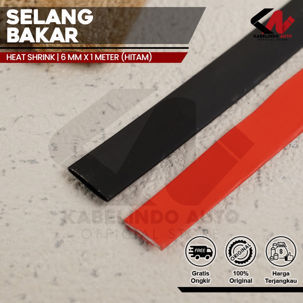 Jual Selang Bakar / Heat Shrink Tube / Selongsong Kabel Bakar ...