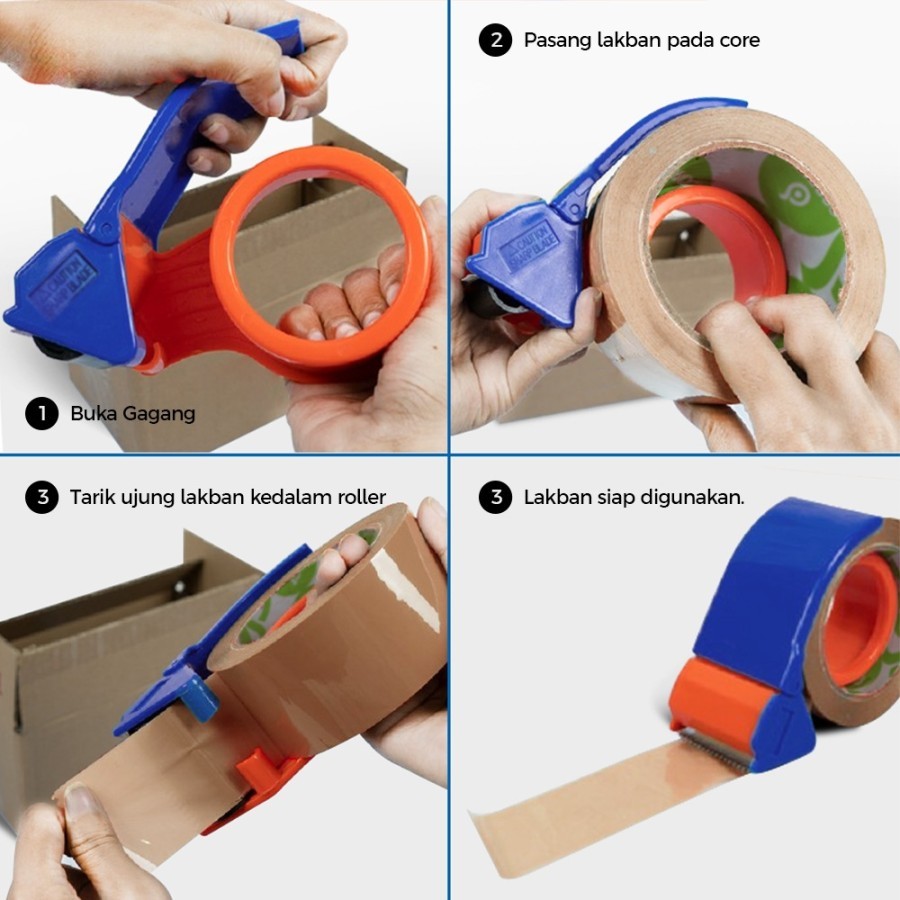 Jual Tape Cutter / Dispenser Lakban 2 Inch – Pemotong Lakban Plastik ...